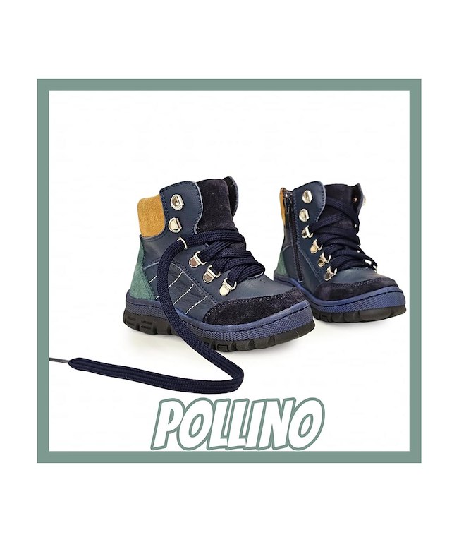 POLLINO DUBOKE CIPELE - BLUE (24-29)