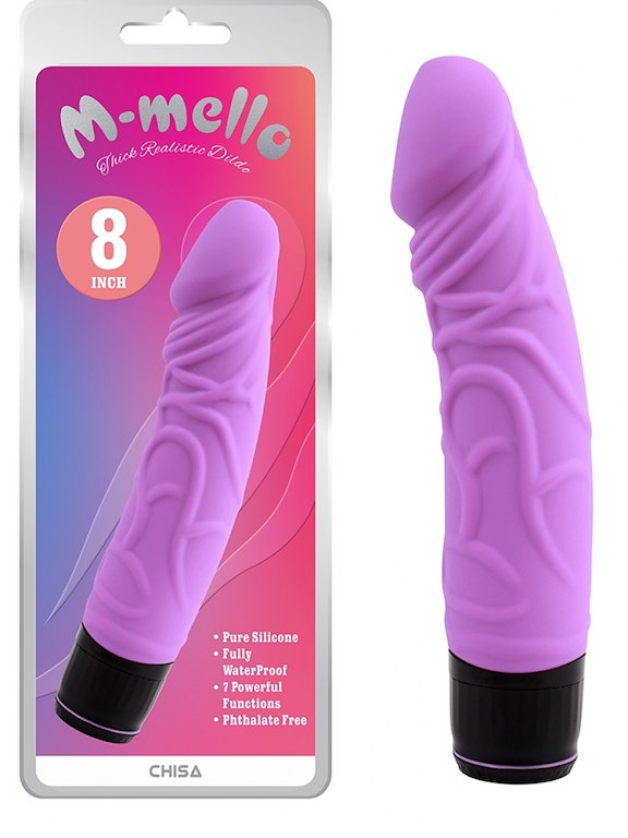 Thick Realistic Vibrator Purple