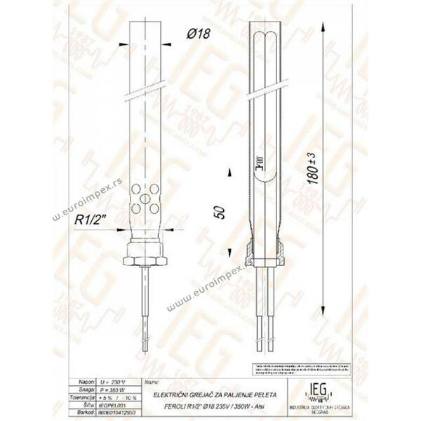 4x300mm KABLOVSKA VEZICA 300mm PM-128