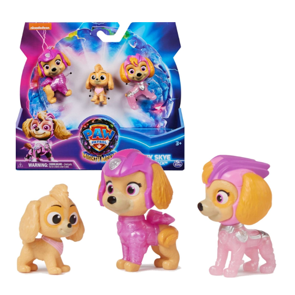 Paw Patrol Paw figure Mighty Movie Skye 3 kom 56417