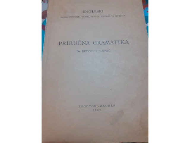 Engleski- Priručna gramatika- Dr Rudolf Filipović