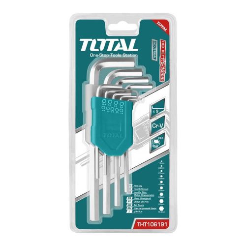 Total Set imbus ključeva 1.5-10mm 9/1 THT106191