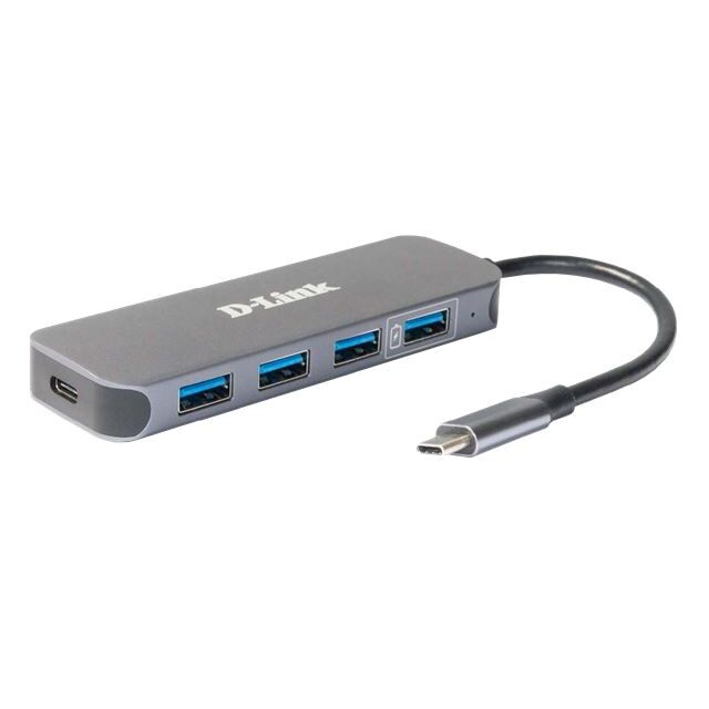 D-Link USB-C to 4-Port USB 3.0 Hub DUB-2340