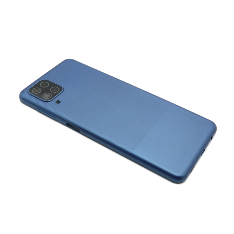 Poklopac baterije za Samsung A125F Galaxy A12 blue + staklo kamere (NO LOGO)