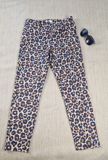 H&M leopard print pantalone