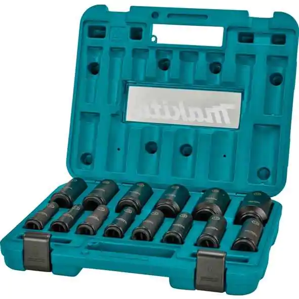 Makita set nasadnih udarnih ključeva 1/2" 10-32mm