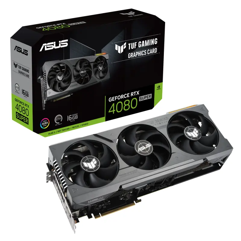 ASUS Grafička karta TUF-RTX4080S-16G-GAMING NVD/16GB/GDDR6X/256bit, Crna