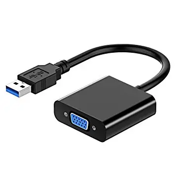 FAST ASIA Adapter-konvertor USB 3.0 na VGA (m/ž) crni