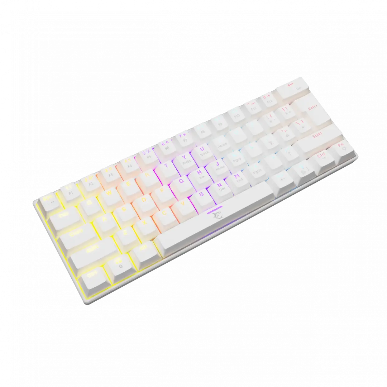 White Shark GK 2022 Shinobi White SR, Mehanička tastatura, Bela