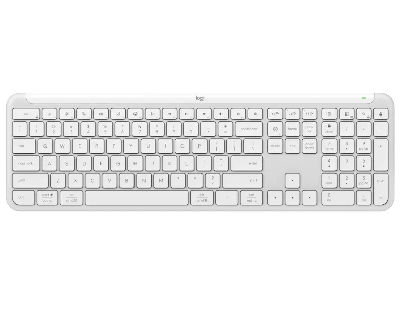 LOGITECH K950 Wireless White US tastatura bela