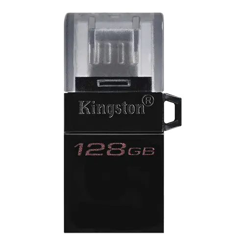 Kingston USB Flash memorija DTDUO3G2, 128GB, Crna