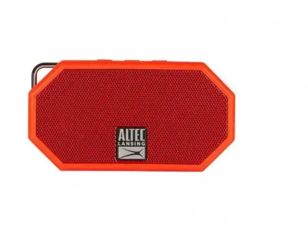 Altec Lansing Bežični zvučnik, Mini, Vodootporan, Crveni