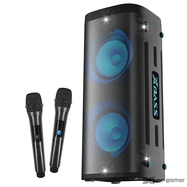 VIVAX Bluetooth zvučnik BS-1000 Karaoke, sa 2 mikrofona