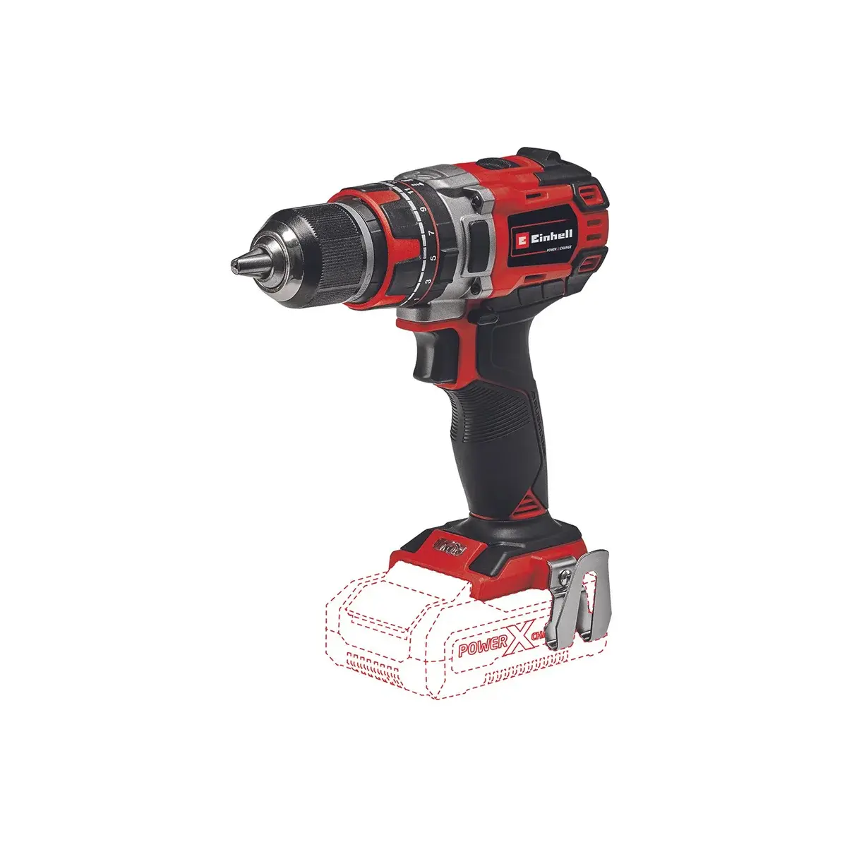 Einhell Batteri Impact Drill Pover Ks-Change Tp-CD 18/50 Li-I Bl-Solo