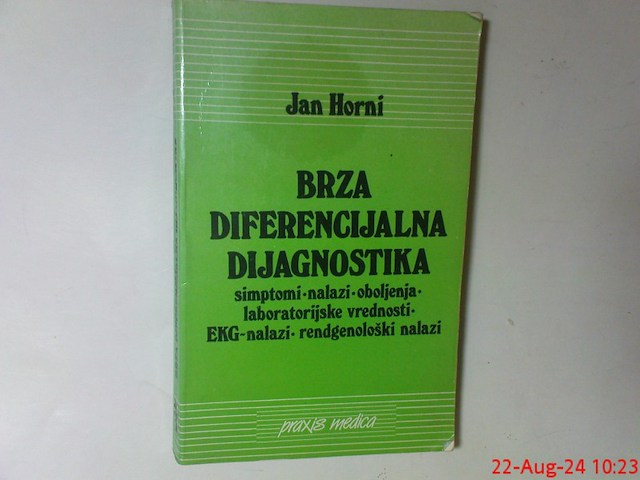 JAN HORNI -  BRZA DIFERENCIJALNA DIJAGNOSTIKA