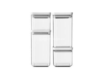 BRABANTIA Posuda za hranu set 4/1 siva