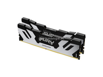 DIMM DDR5 48GB (2x24GB kit) 7200MT/s KF572C38RSK2-48 FURY Renegade Silver XMP