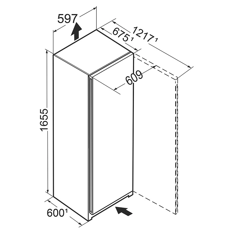 Liebherr vertikalni zamrzivač FNe 5006 - Pure Line