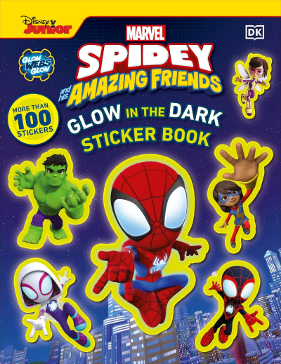 Marvel Spidey and His Amazing Friends: Glow in the Dark Sticker Book