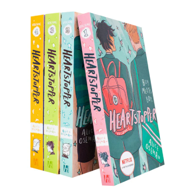 Heartstopper Series Volume 1-4 Books Collection Set