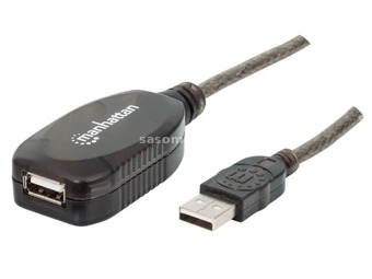 Kabl Manhattan 150248 USB-A M/F 2.0/480Mbps/produžni aktivni/10m