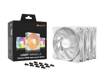 Case Cooler Be quiet Light Wings LX 120mm Triple-Pack White BL125