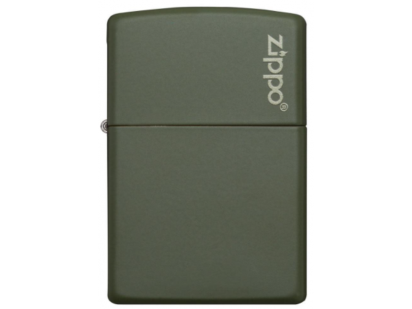 UPALJAČ ZIPPO GREEN MATTE LOGO