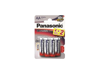 PANASONIC Baterije Alkaline Everyday power LR6EPS/6BP -AA