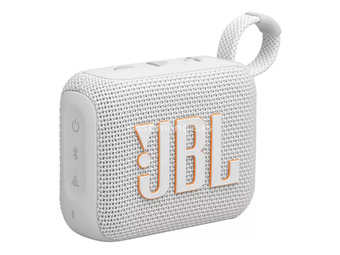 JBL GO 4 White Bluetooth Speaker