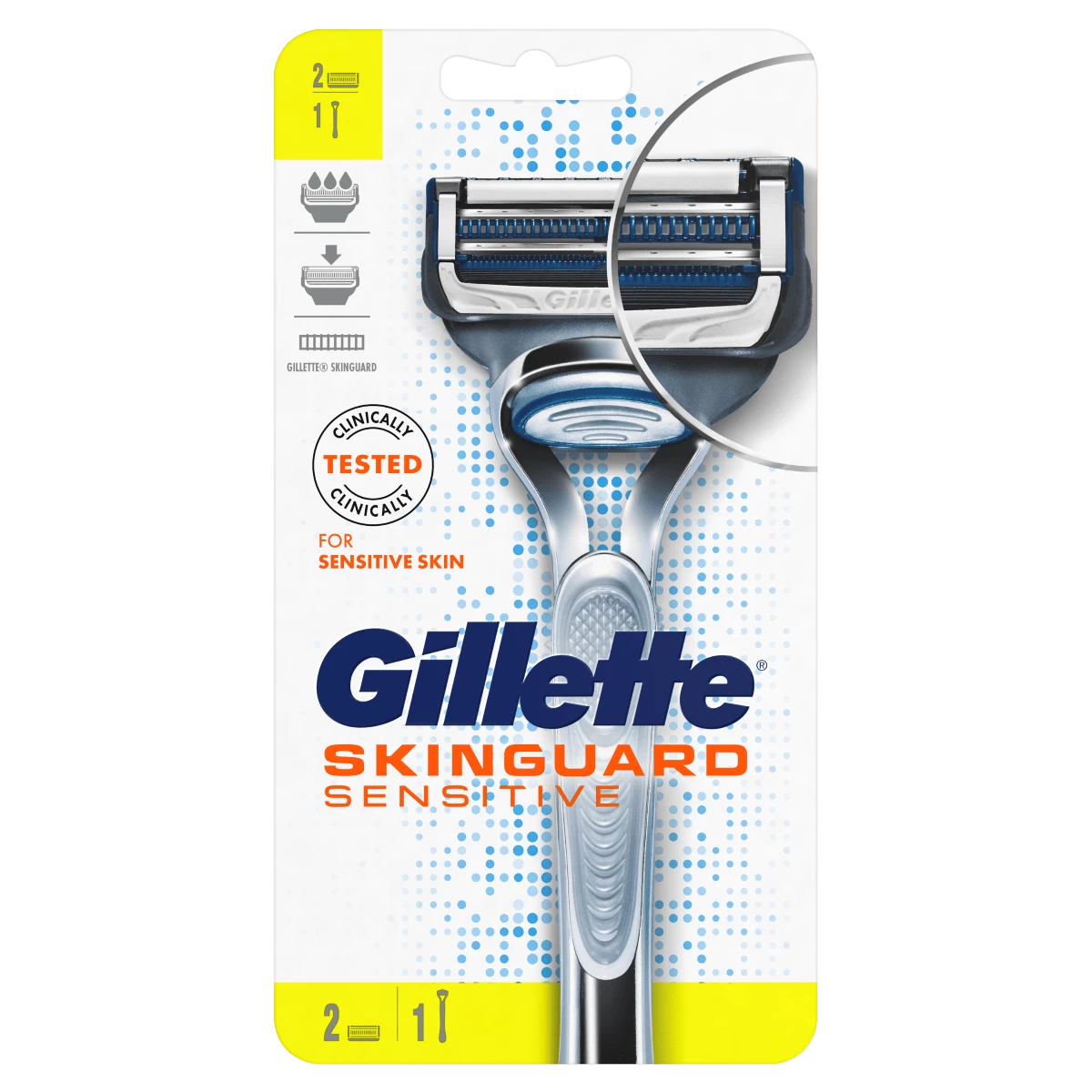 GILLETTE BRIJAČ SKINGUARD SENSITIVE + DOPUNE 1 KOM