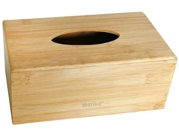 Kinghoff Držač za papir bambus 26.4x15x11.2cm KH1690
