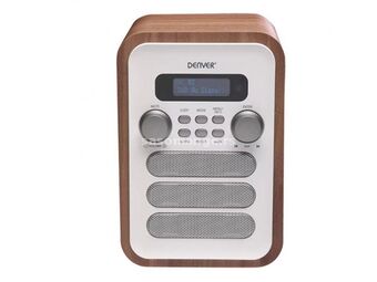 DENVER Radio sat DAB-48 RADIO FM WHITE