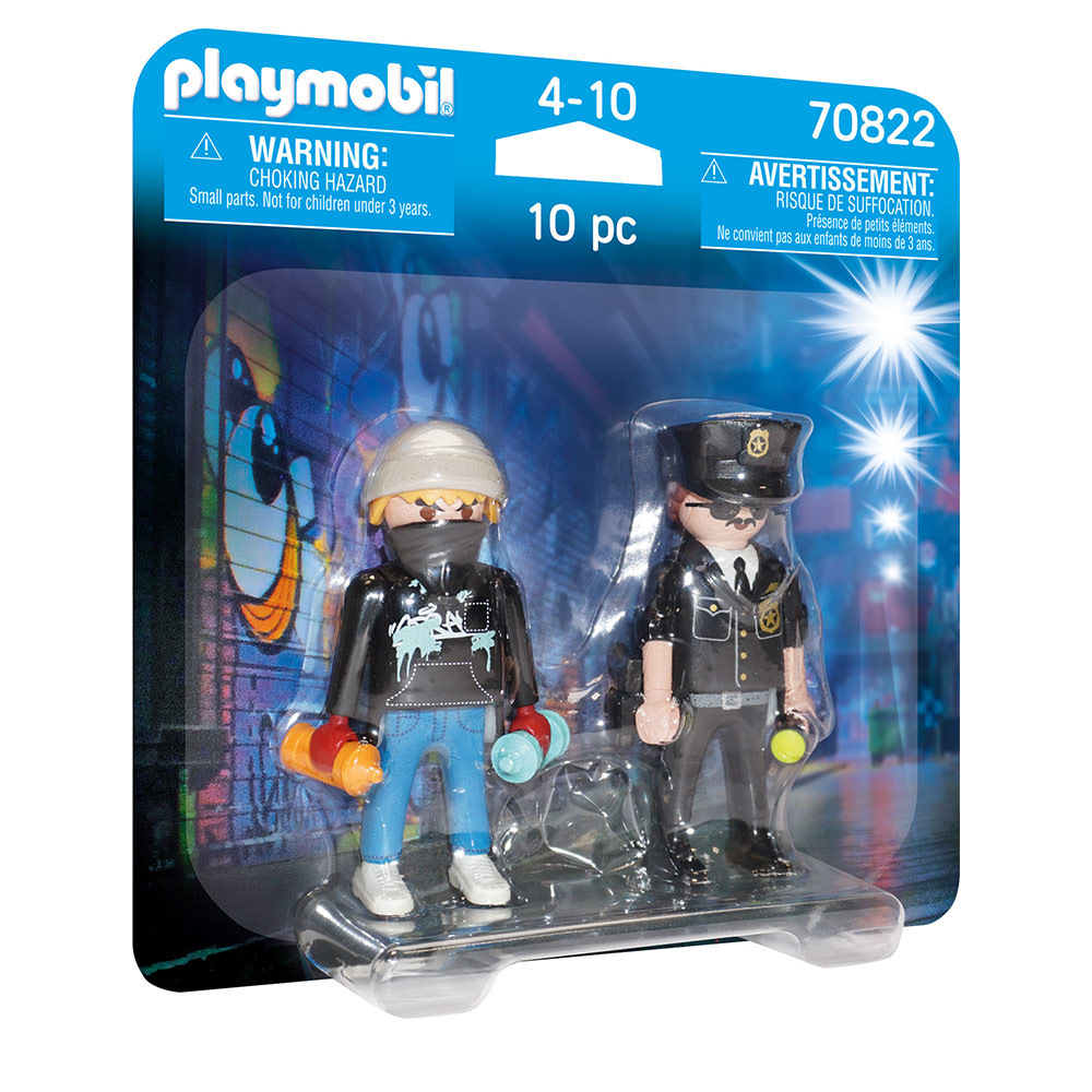 Playmobil Policajac i crtač grafita