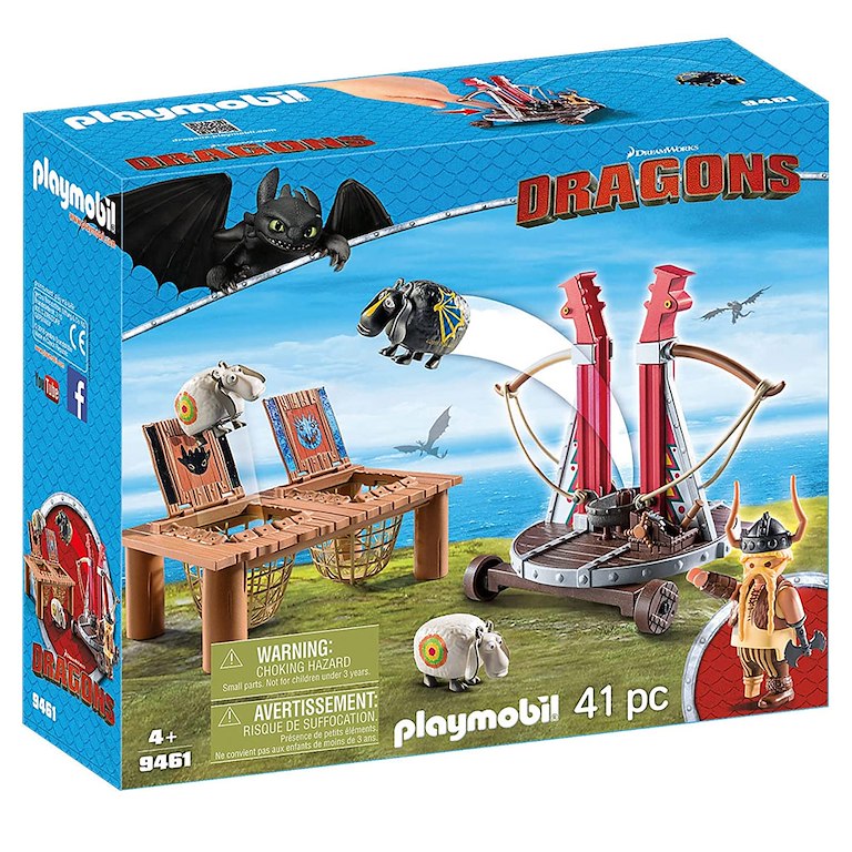 Playmobil Dragons Katapult za ovce