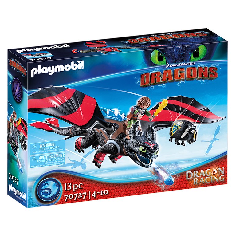 Playmobil Dragons Hiccup i Bezubi