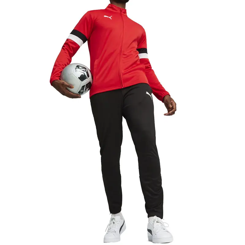 Puma Muška komplet trenerka Teamrise tracksuit, Crveno-crna