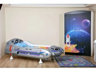 Onlinenameštaj Auto krevet Space ship FULL LED