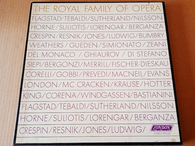 The Royal Family Of Opera - Various, Box Set, 3LP, mint