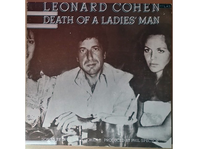 LP LEONARD COHEN - Death Of A Ladies` Man (1978) MINT