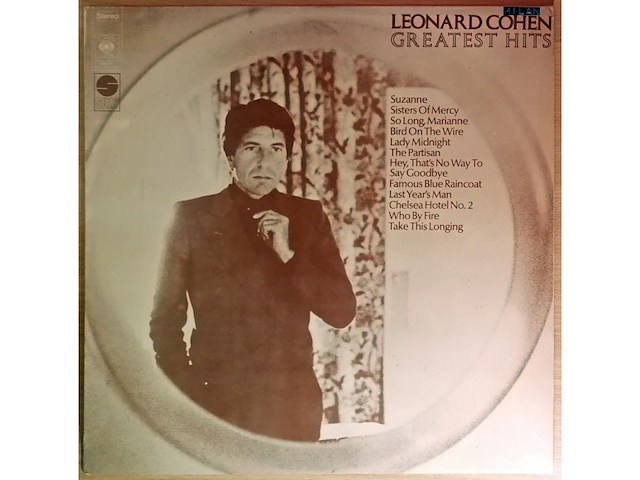 LP LEONARD COHEN - Greatest Hits (1978) PERFEKTNA