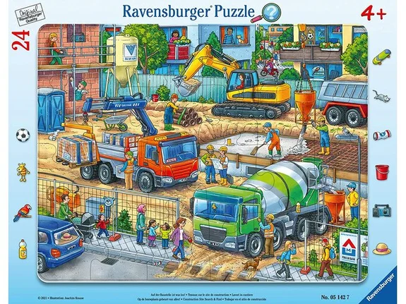 Ravensburger puzzle (slagalice) - Dešavanje na gradilištu