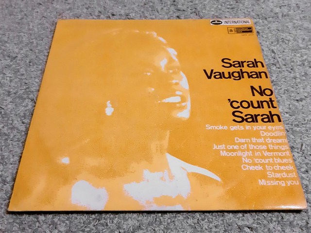 LP | SARAH VAUGHAN | No Count Sarah | PGP RTB | 1969