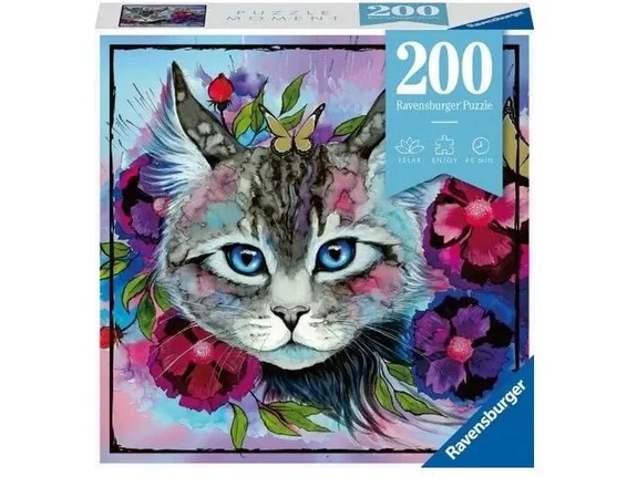 Ravensburger puzzle (slagalice) - Mačka u bojama