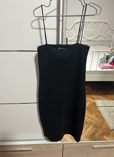 ZARA mini rebrasta haljina