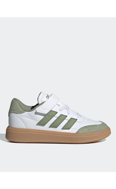 ADIDAS Unisex patike Courtblock EL C, Belo-maslinaste