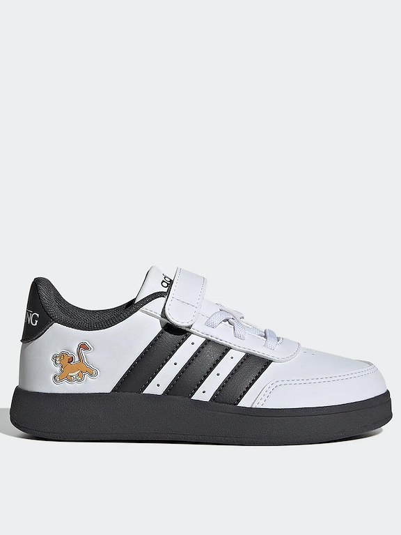 ADIDAS Patike za dečake Breaknet LionKing EL C, Belo-crne