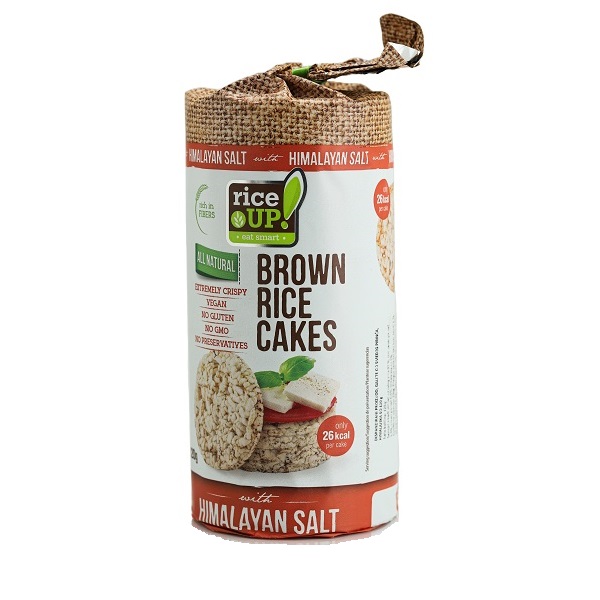 RICE UP Galete od smeđeg pirinča sa himalajskom soli 120g