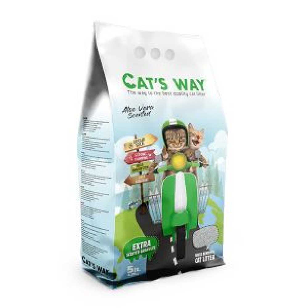 Cat's Way posip za mačke Aloe Vera 10l