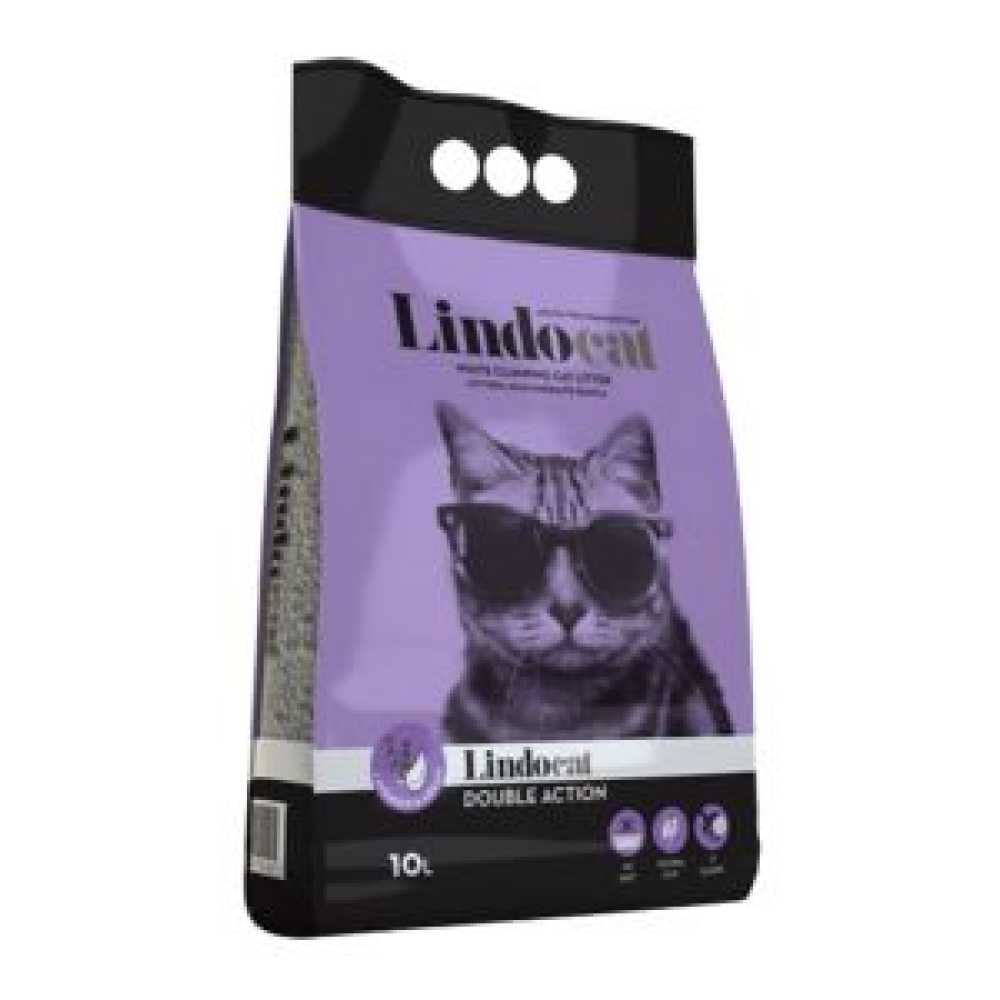 Lindocat posip za mačke - Double Action Lavender 10l