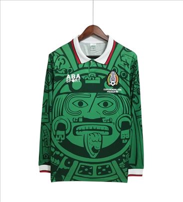 Meksiko (Mexico) 1998 domaći dres dugi rukavi